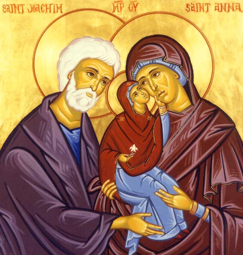 Zămislirea Sfintei Fecioare Maria de către Sfânta Ana; Sfânta Prorociţă ...